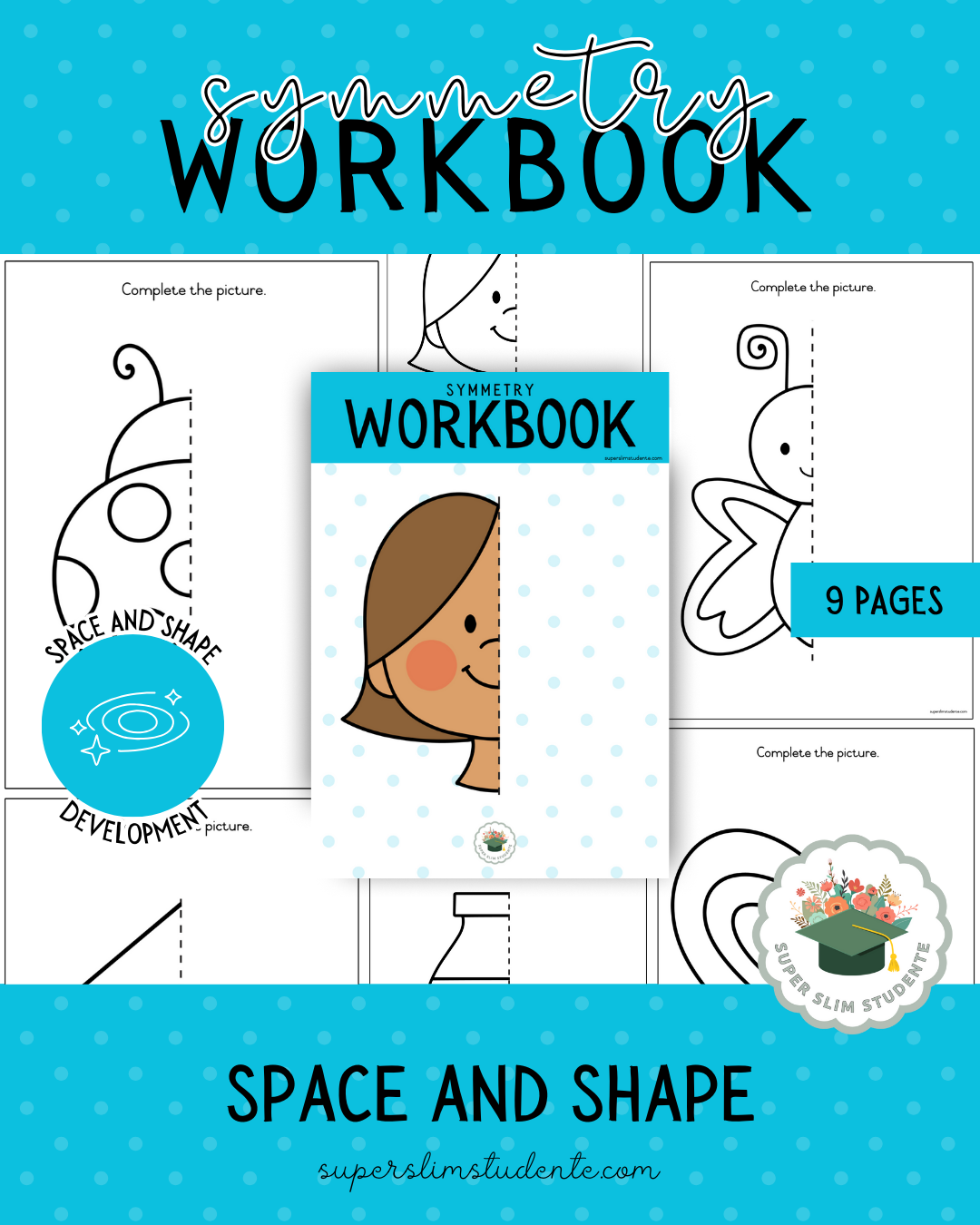 Workbook: Symmetry [Choose Language] – Super Slim Studente
