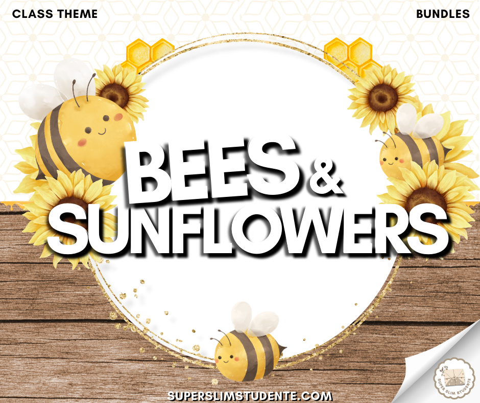 Bees and Sunflowers [Theme Bundles] – Super Slim Studente