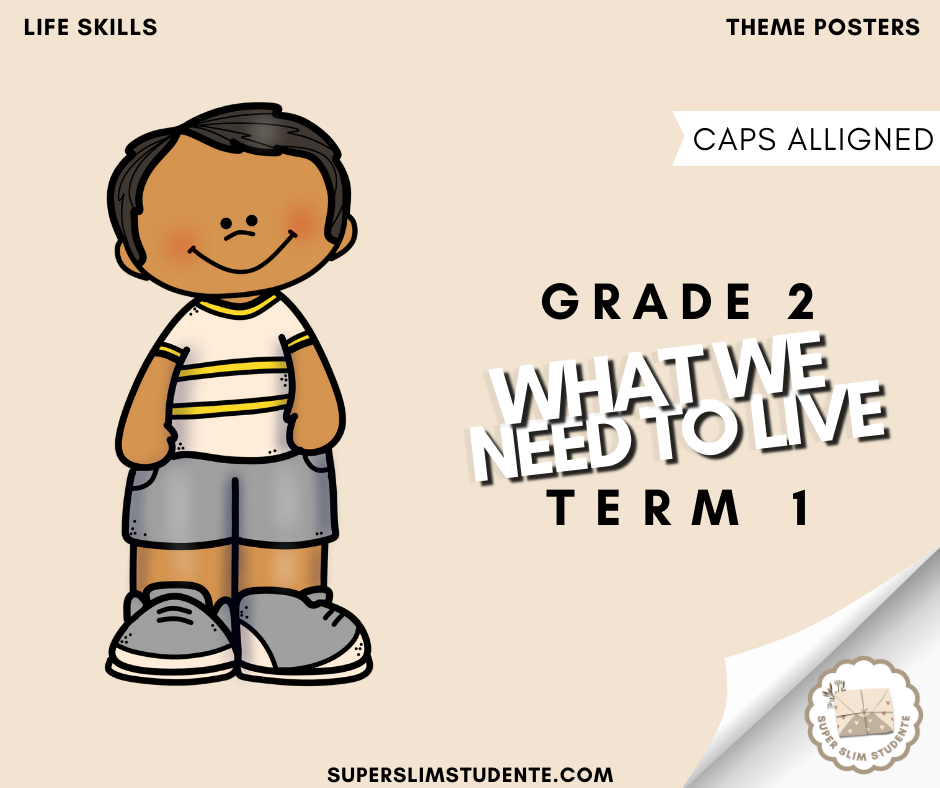 Grade 2 Term 1: What We Need To Live [Choose Language] – Super Slim ...