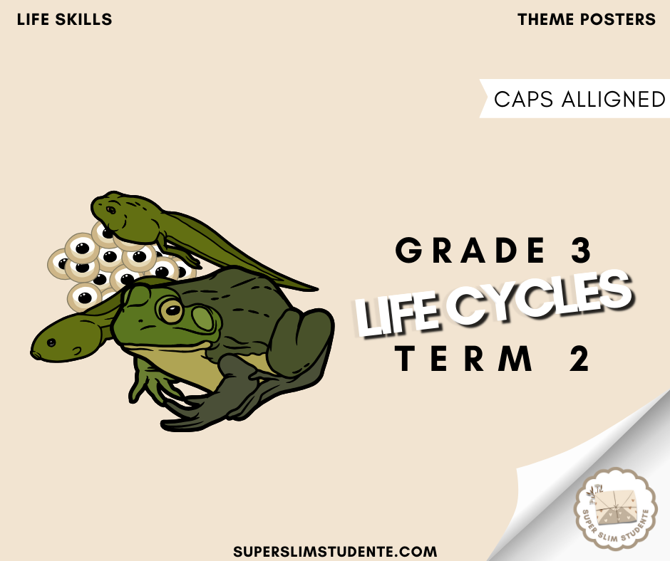Grade 3 Term 2: Life Cycles [Choose Language] – Super Slim Studente