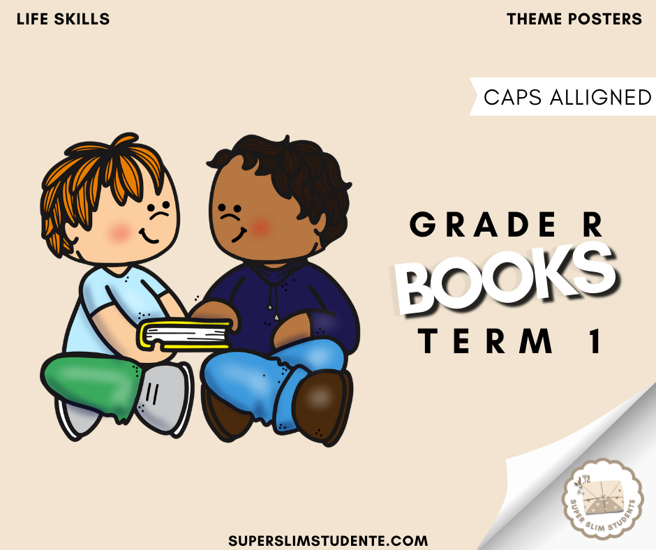 Grade R Term 1: Books [Choose Language] – Super Slim Studente
