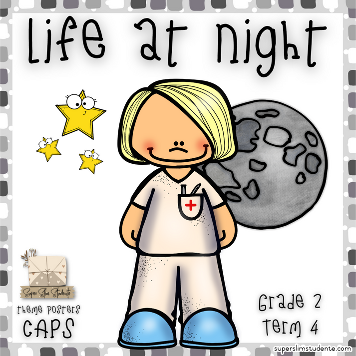 Life at night (CAPS GRADE 2 / TERM 4 / LIFE SKILLS) – Super Slim Studente