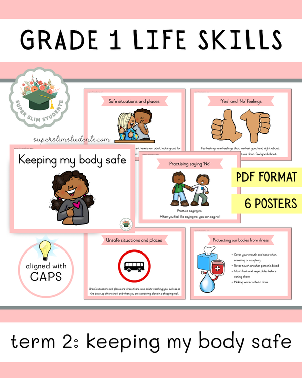 Grade 1 Term 2: Keeping My Body Safe [Choose Language] – Super Slim ...