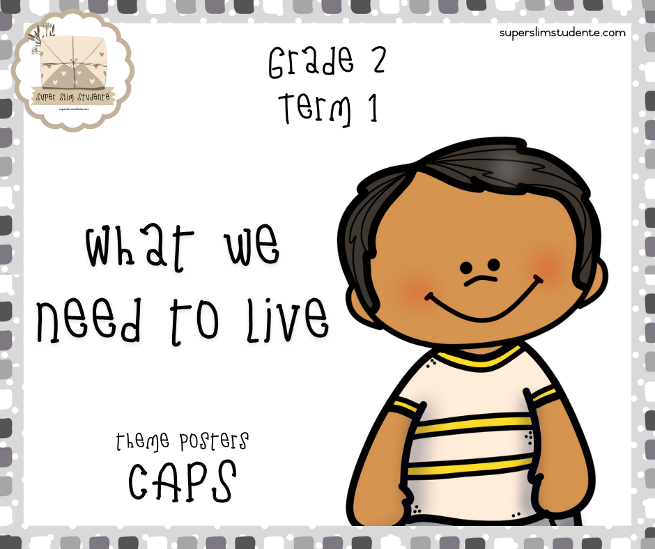 What we need to live [Grade 2 / Term 1 / CAPS] – Super Slim Studente