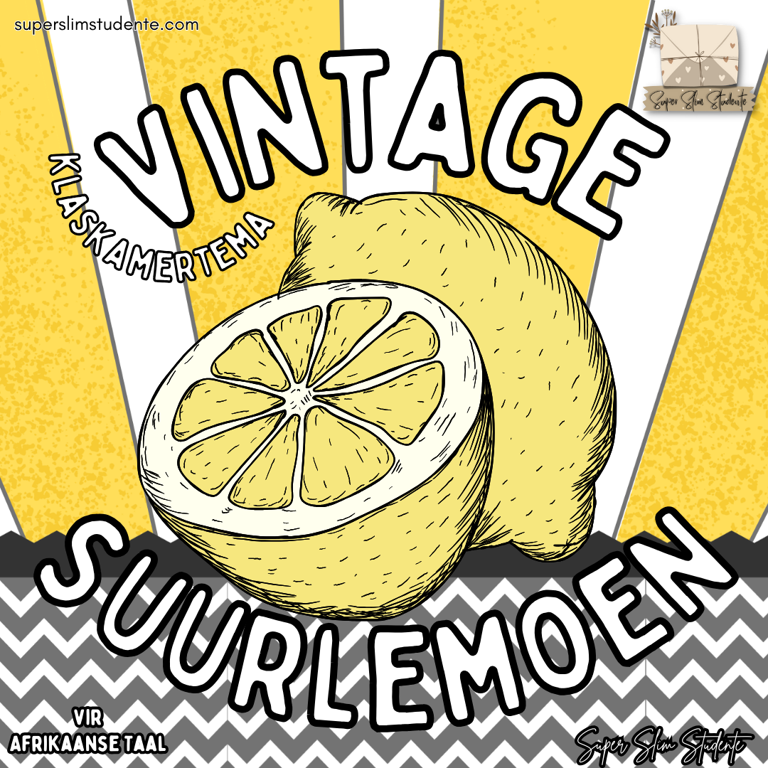 Vintage Suurlemoen Klaskamertema (Afrikaans HL/FAL Weergawe) – Super ...