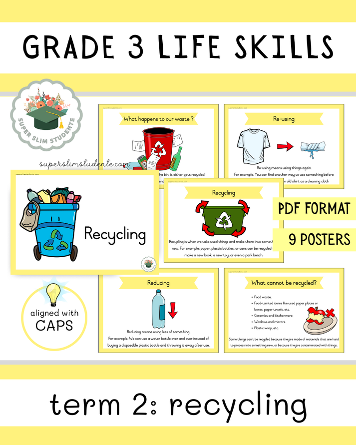 Grade 3 Term 2: Recycling [Choose Language] – Super Slim Studente