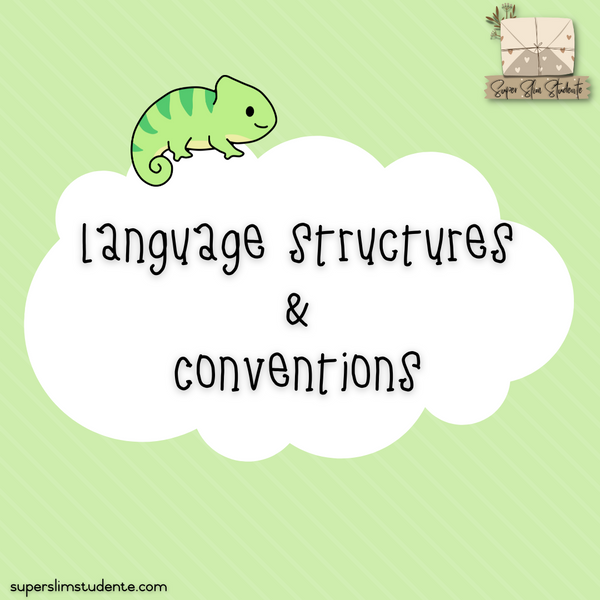 Language Structures and Conventions – Super Slim Studente