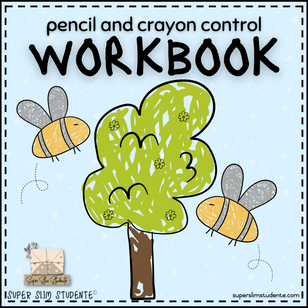 Pencil & Crayon Control Workbook – Super Slim Studente