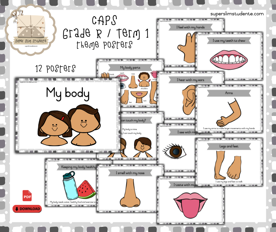 My body [Grade R / Term 1 / CAPS] – Super Slim Studente