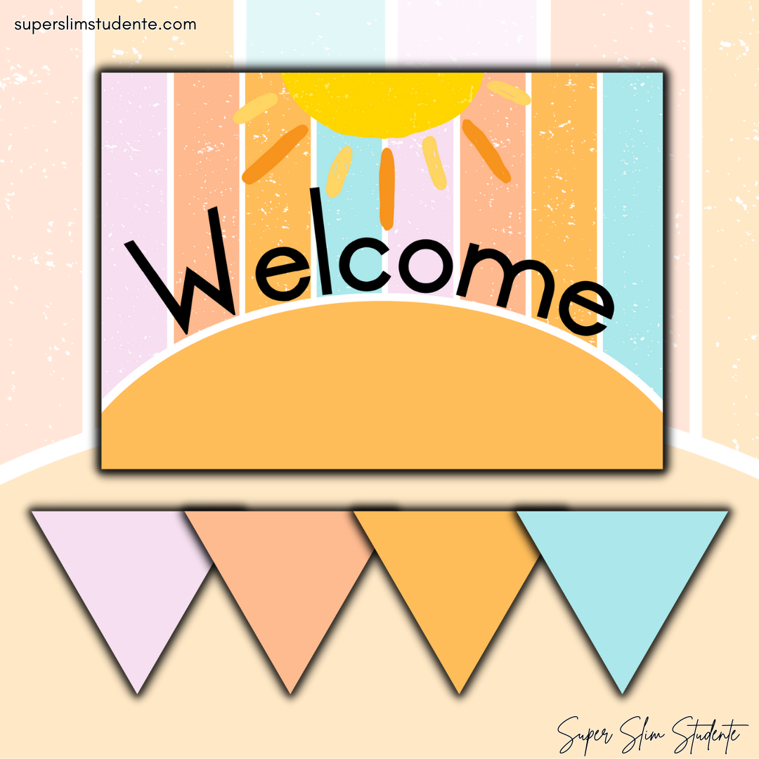 Hello Sunshine Classroom Theme (Foundation Phase) – Super Slim Studente