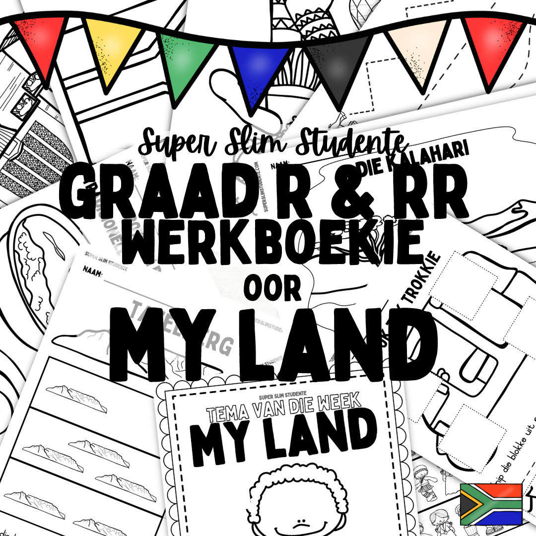 Grade R & RR Workbook: My Country – Super Slim Studente