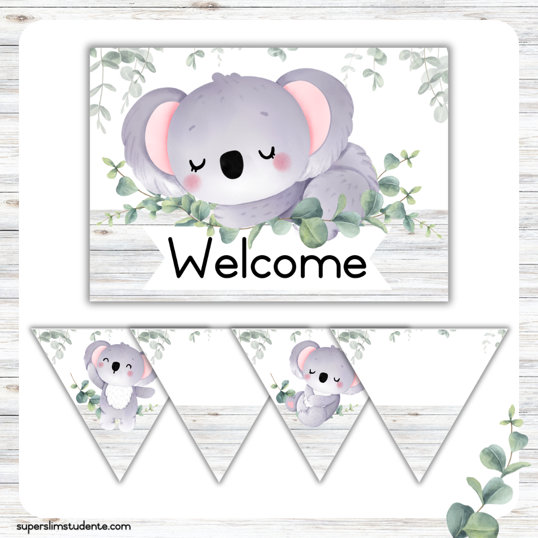 Koala Classroom Theme (Foundation Phase) – Super Slim Studente