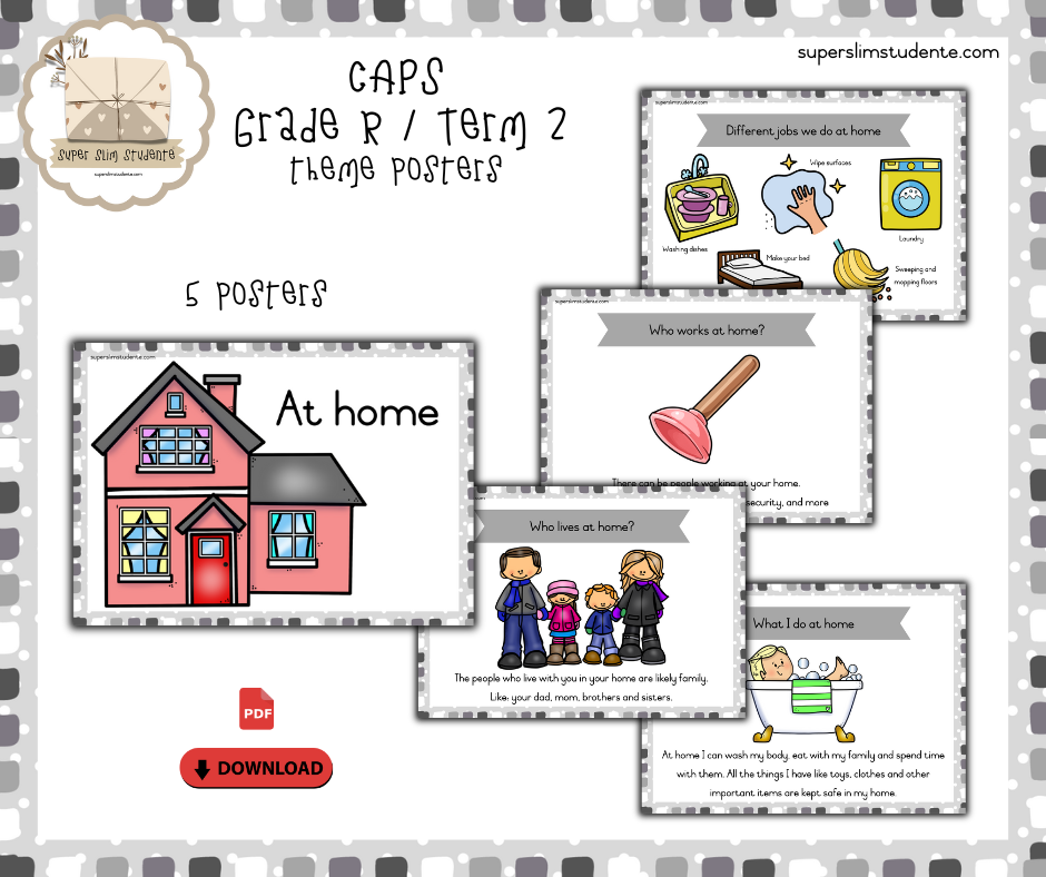 At Home [Grade R / Term 2 / CAPS] – Super Slim Studente