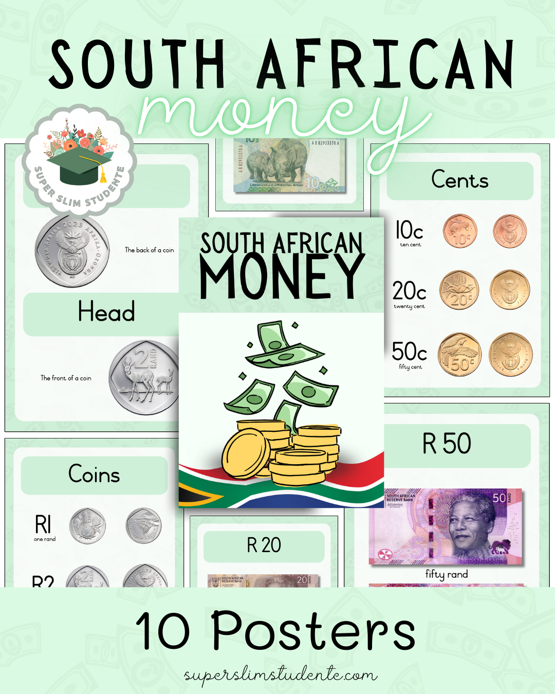 SA Money: Pastel [Choose Language] – Super Slim Studente