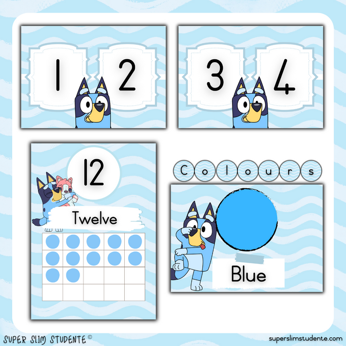 Bluey Classroom Theme (Foundation Phase) – Super Slim Studente