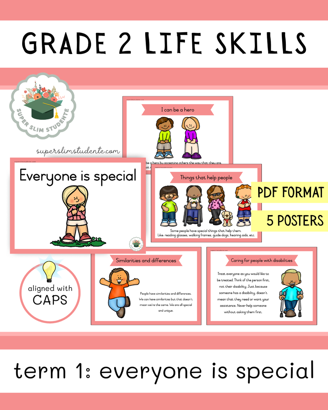 Grade 2 Life Skills – Super Slim Studente