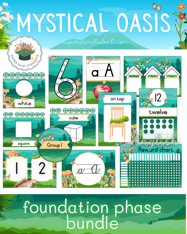 Mystical Oasis Theme / Foundation Phase Bundle [Choose Language ...