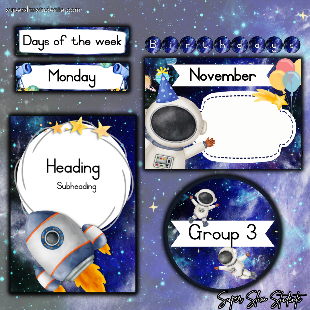 Space Classroom Theme (Foundation Phase) – Super Slim Studente