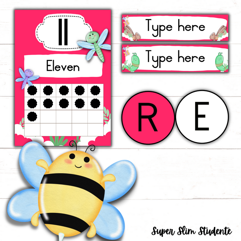 Bugs Classroom Theme (Preschool Version) – Super Slim Studente