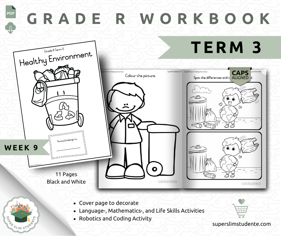 Gr. R Term 3 Workbook: Healthy Environment [Choose Language] – Super ...