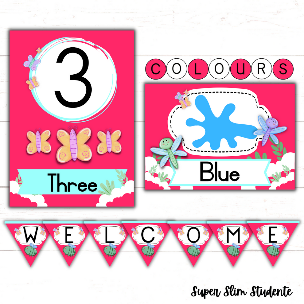 Bugs Classroom Theme (Preschool Version) – Super Slim Studente