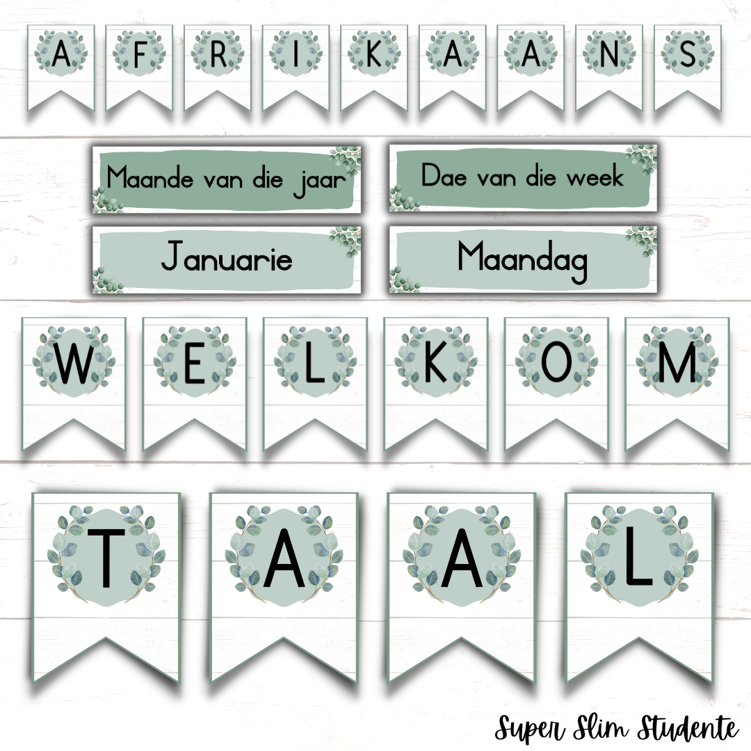 Blaartjie Klaskamer Tema (Afrikaans (FAL/HL) Weergawe) – Super Slim ...