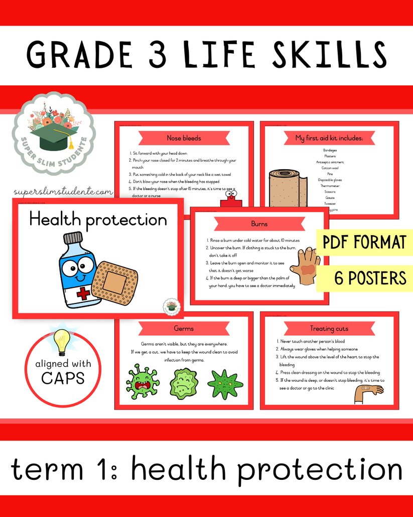 Grade 3 Term 1: Health Protection [Choose Language] – Super Slim Studente