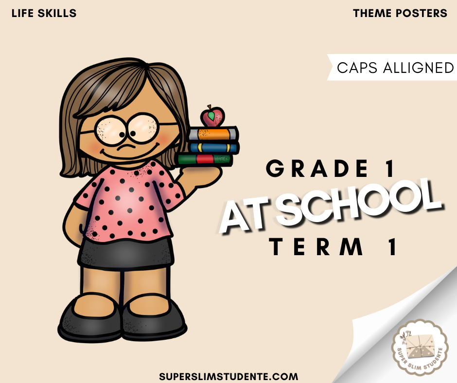 Grade 1 Term 1: At School [Choose Language] – Super Slim Studente