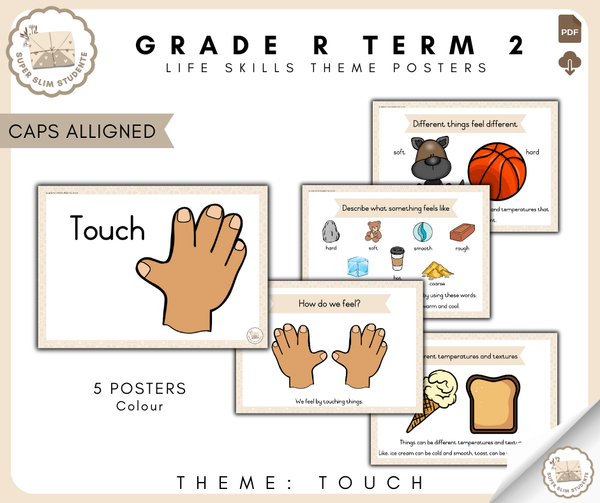 Grade R Term 2: Touch [Choose Language] – Super Slim Studente