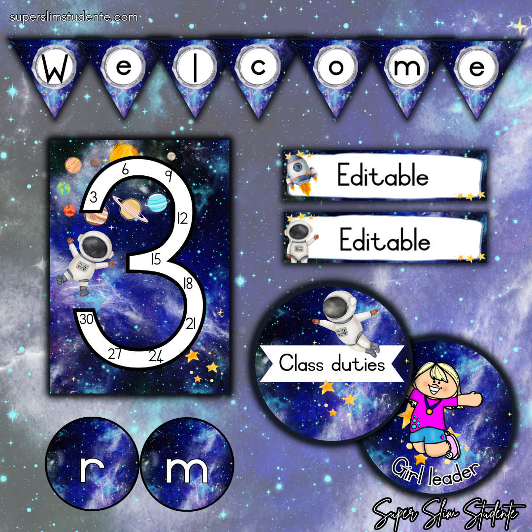 Space Classroom Theme (Foundation Phase) – Super Slim Studente