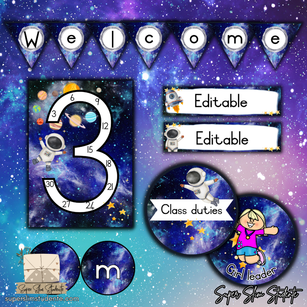 Space Classroom Theme (Foundation Phase) – Super Slim Studente