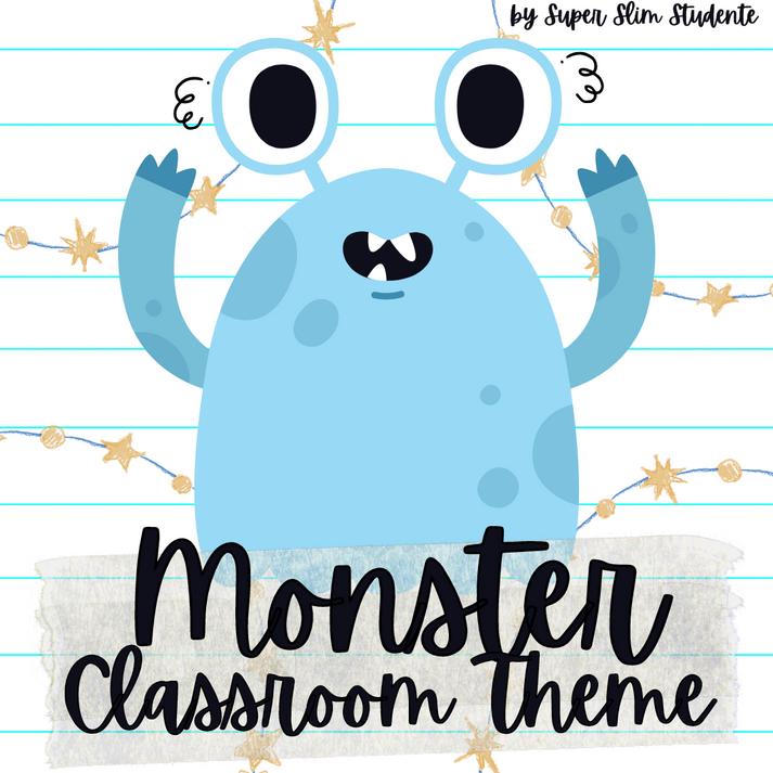 Monsters Classroom Theme – Super Slim Studente