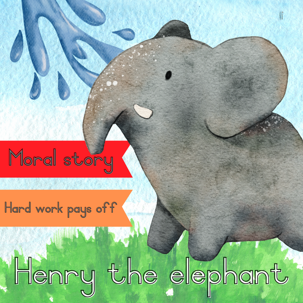 Moral Story: Henry the elephant: Hard work pays off – Super Slim Studente