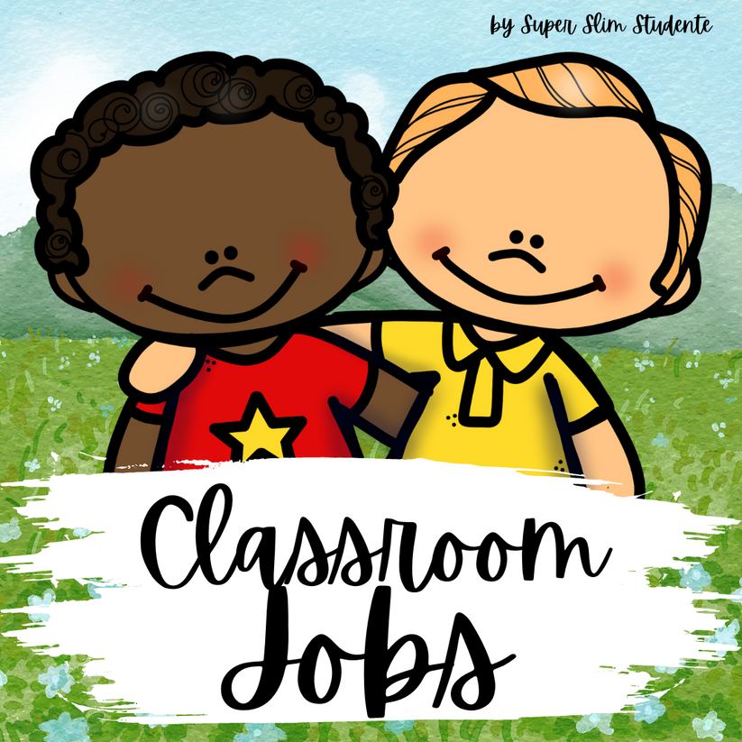 Classroom Jobs Cards – Super Slim Studente