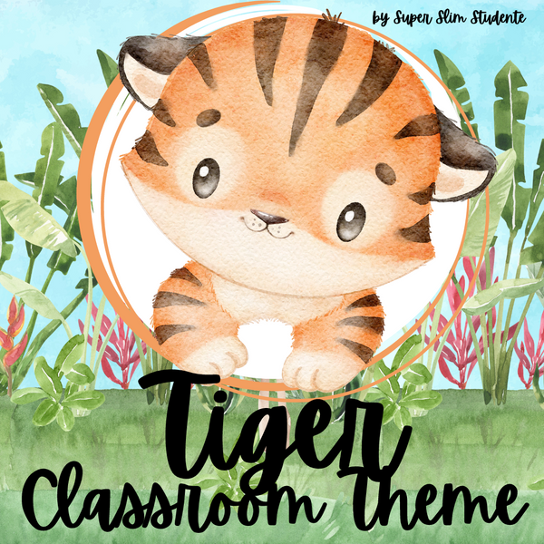 Cute Tiger Classroom Theme – Super Slim Studente