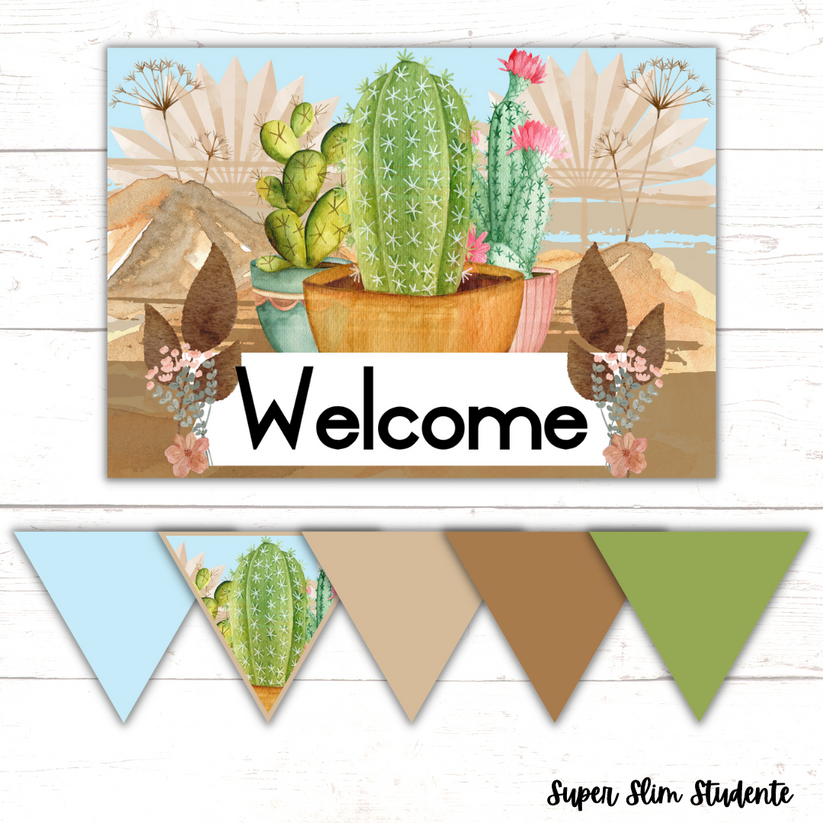 Boho Desert Classroom Theme (Foundation Phase) – Super Slim Studente