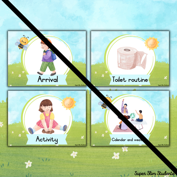 Day Program Cards – Super Slim Studente