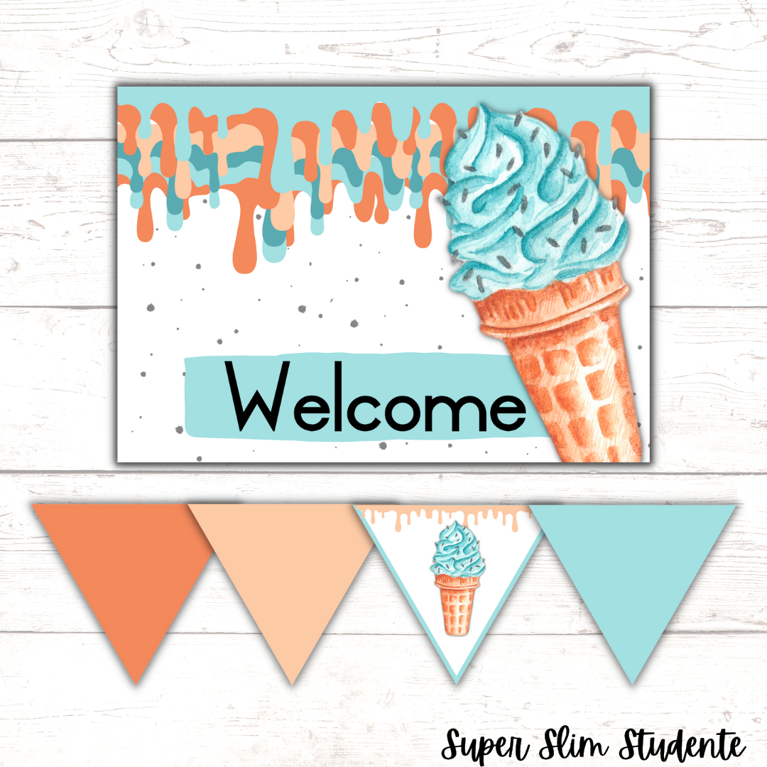 Ice Cream Classroom Theme (Foundation Phase) – Super Slim Studente