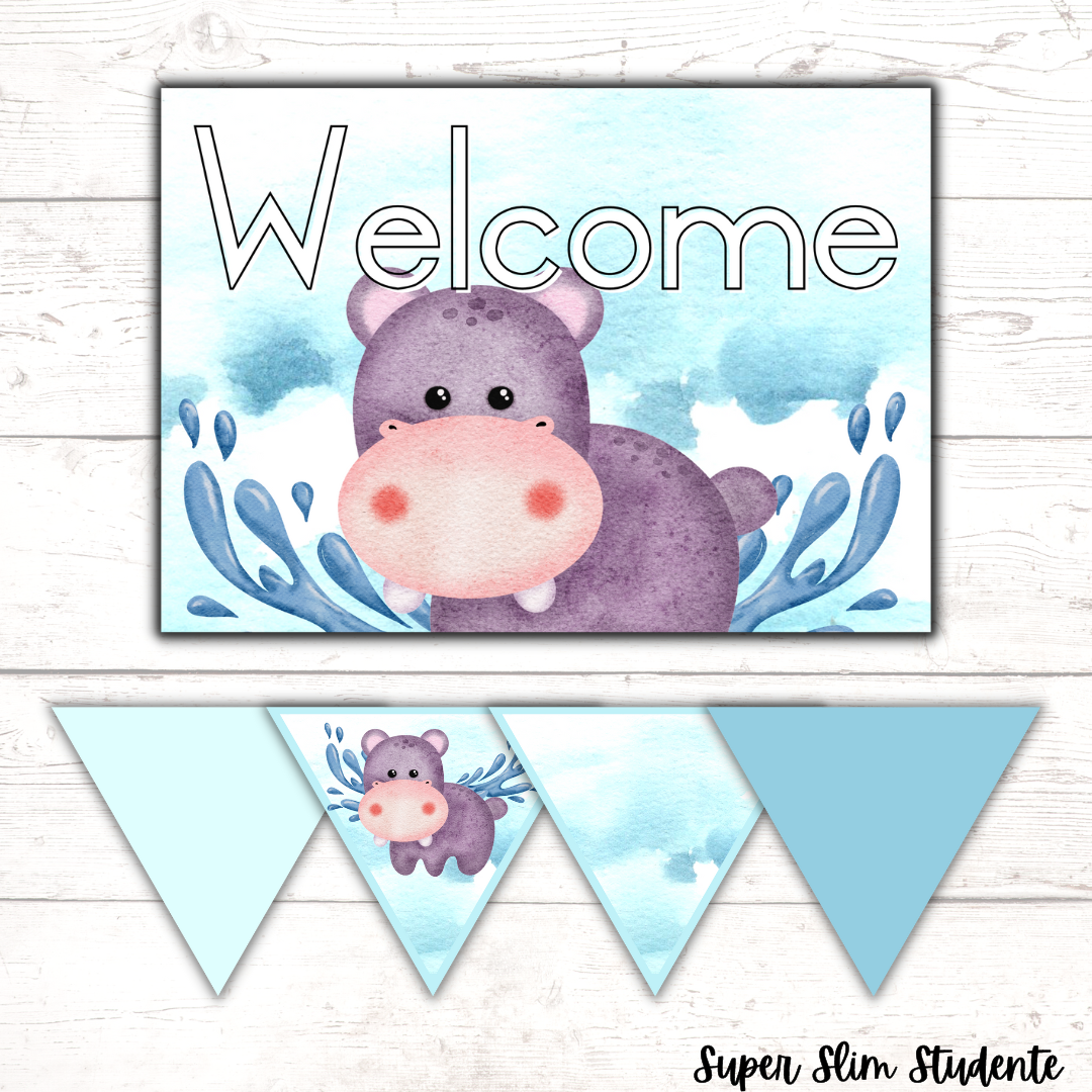 Hippo Classroom Theme (Foundation Phase) – Super Slim Studente