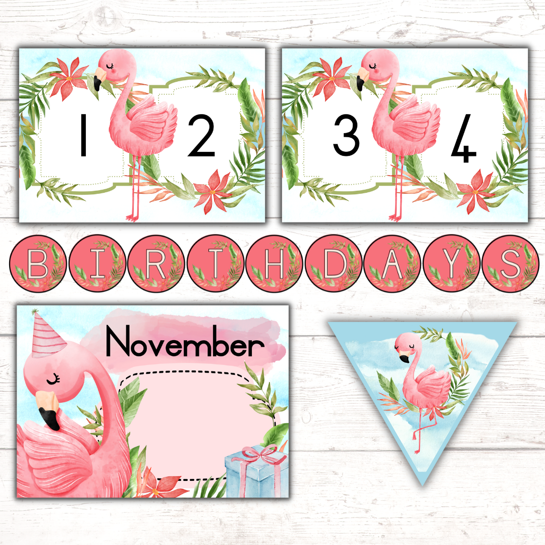 Flamingo Classroom Theme – Super Slim Studente