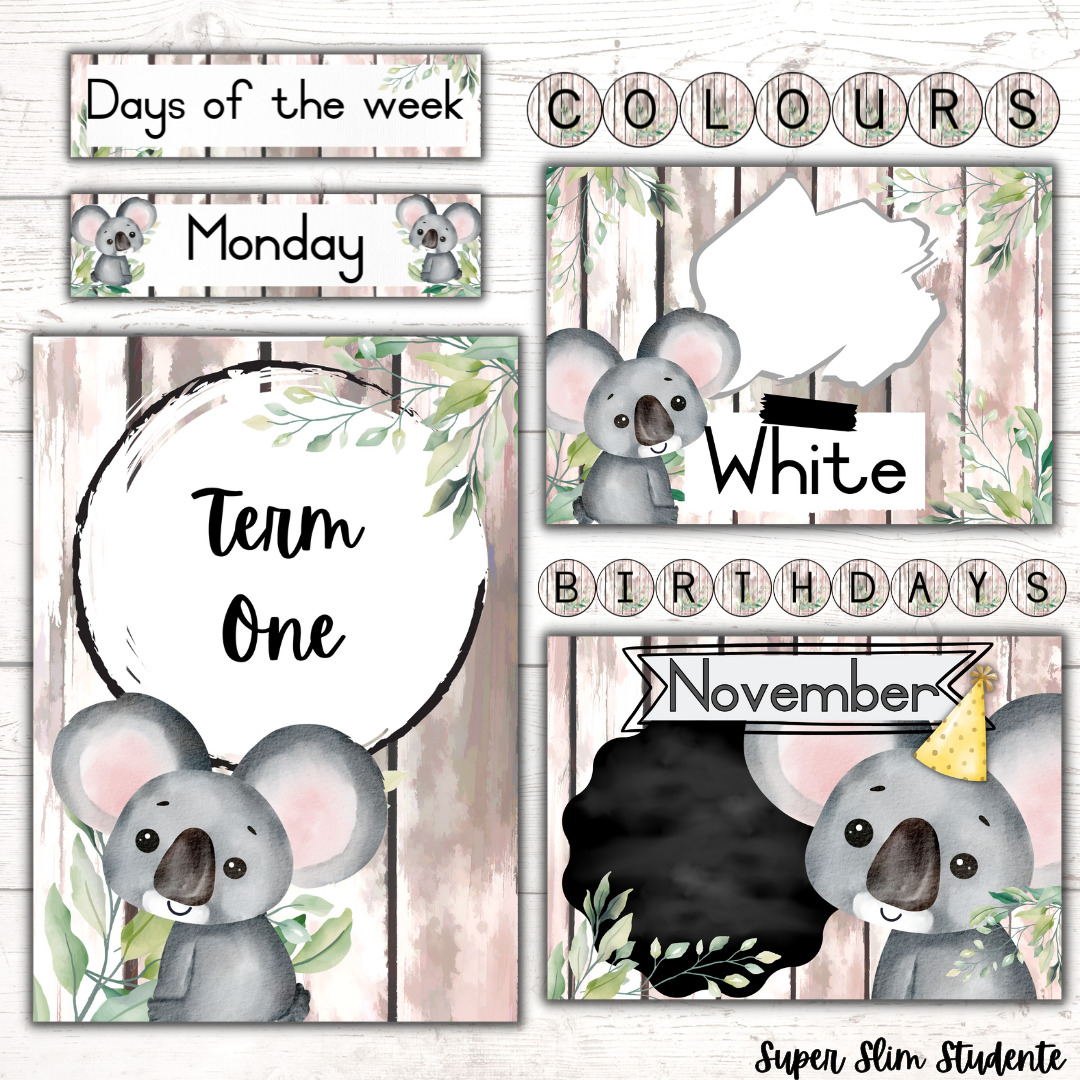 Koala Classroom Theme – Super Slim Studente