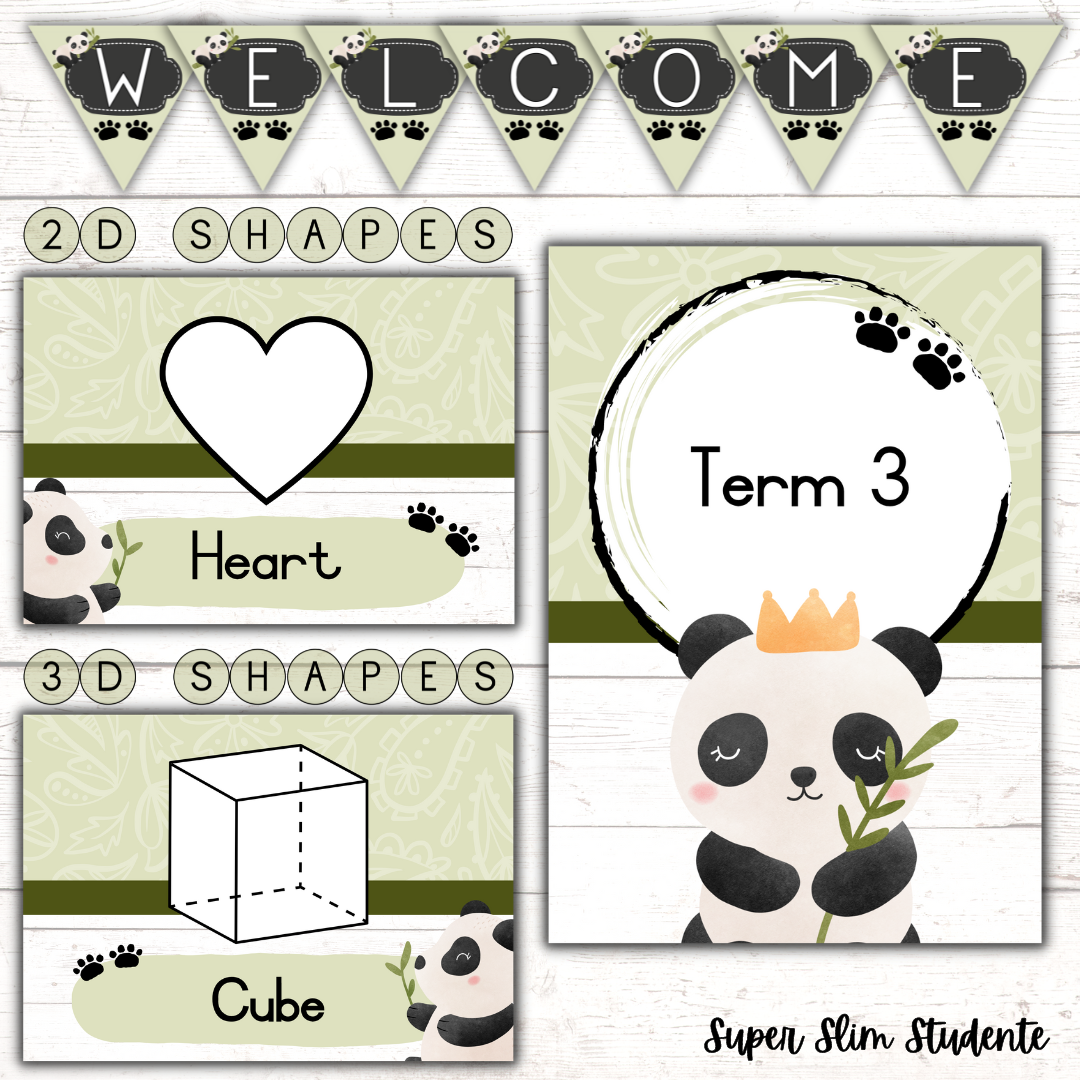 Panda Classroom Theme – Super Slim Studente