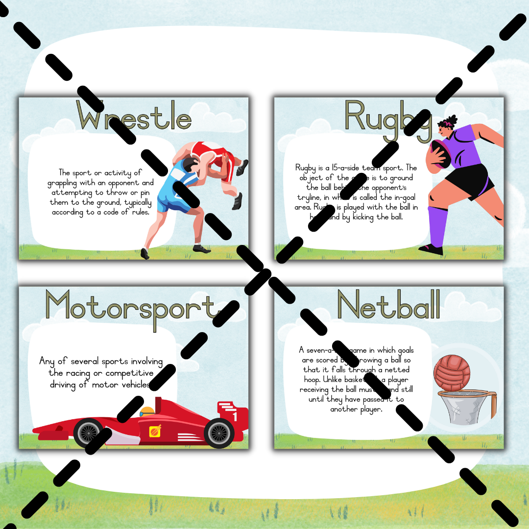 Sport Theme Posters – Super Slim Studente